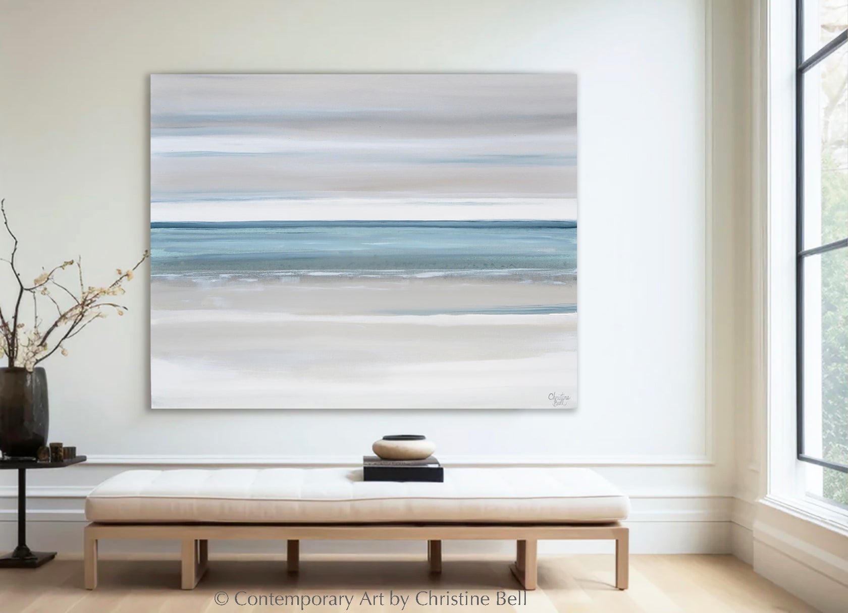 Coastal Abstract Prints – Contemporary Art by Christine