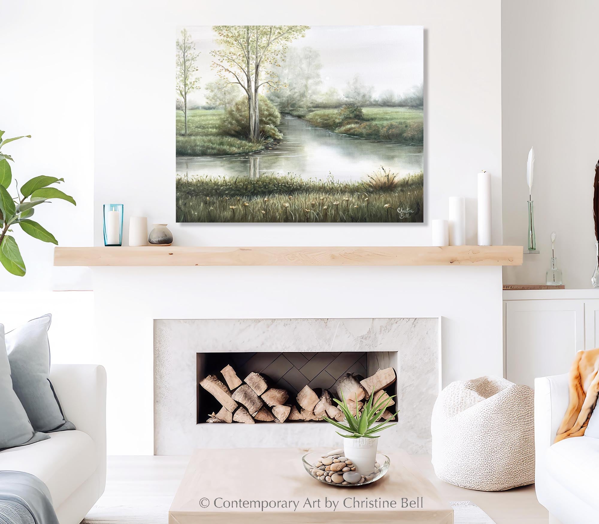 Contemporary Art by Christine Original Modern Oil Paintings and Prints
