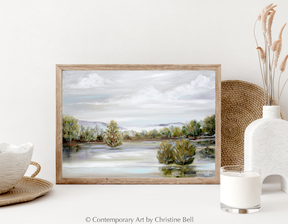 Fine Art Print SAMPLE for Color Palette – Contemporary Art by Christine