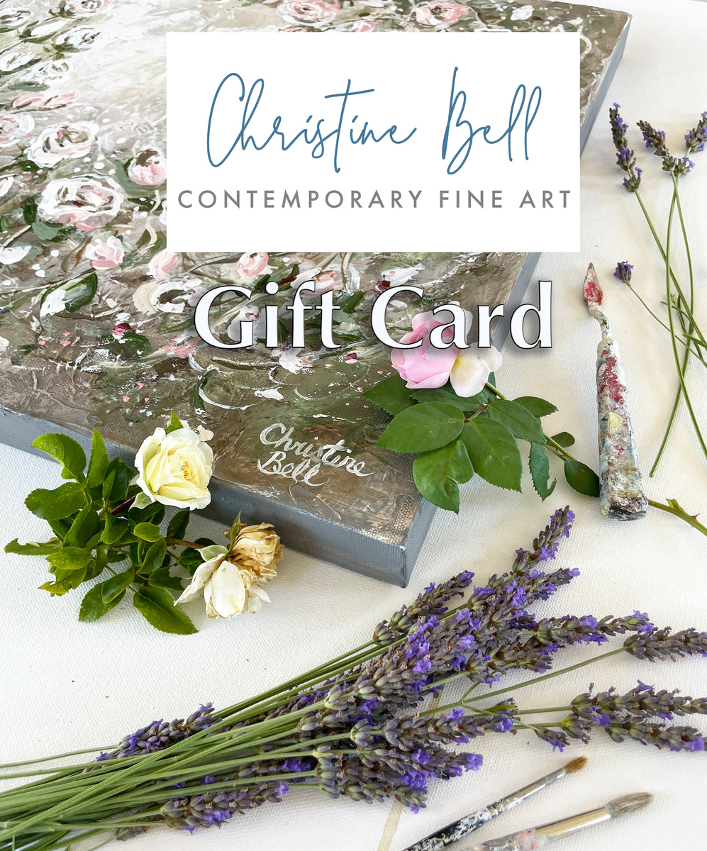 Artwork Gift Card for Original Paintings Canvas Prints Framed Art ...