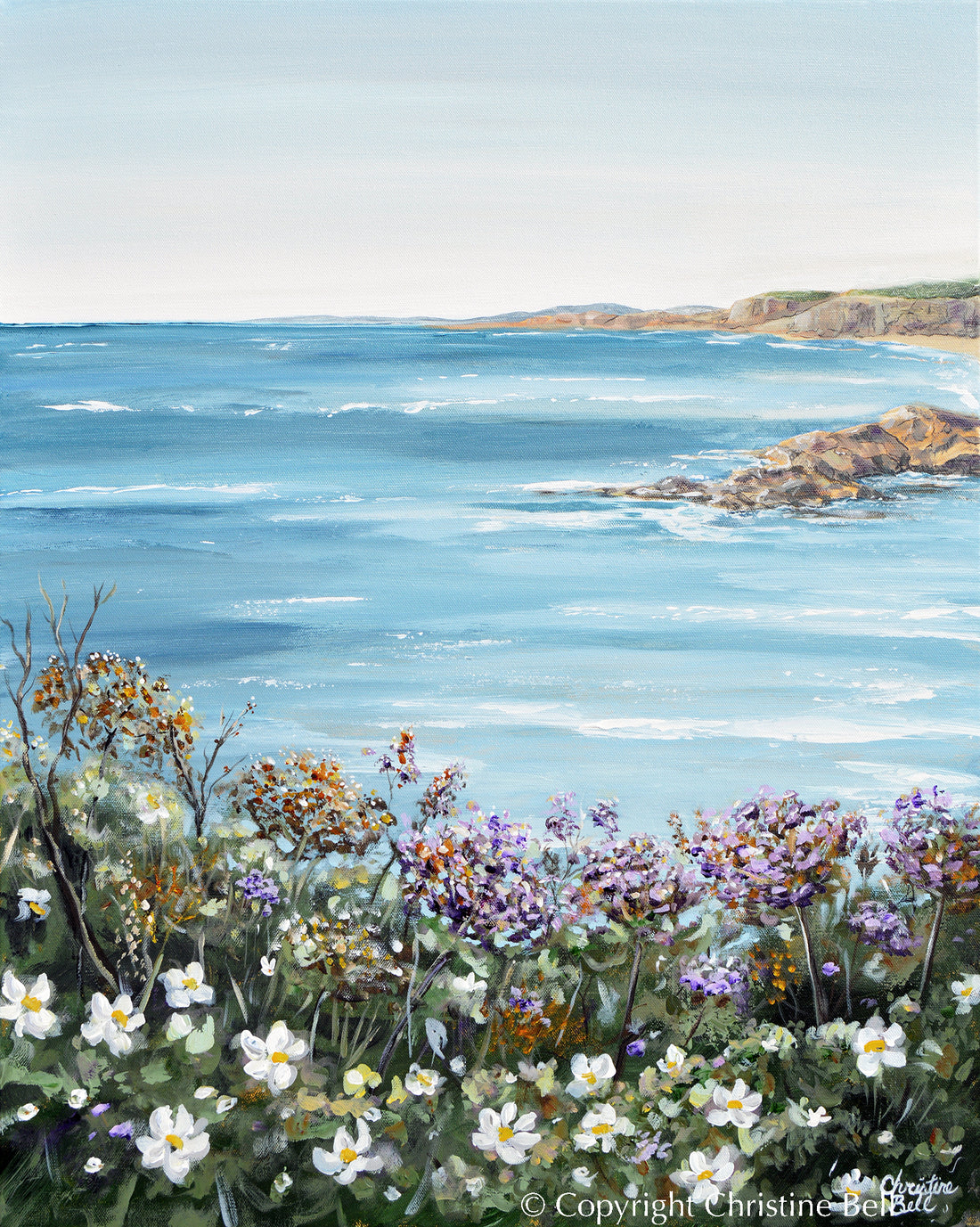 Coastal Painting Collection - Contemporary Abstract Paintings Wall Art ...
