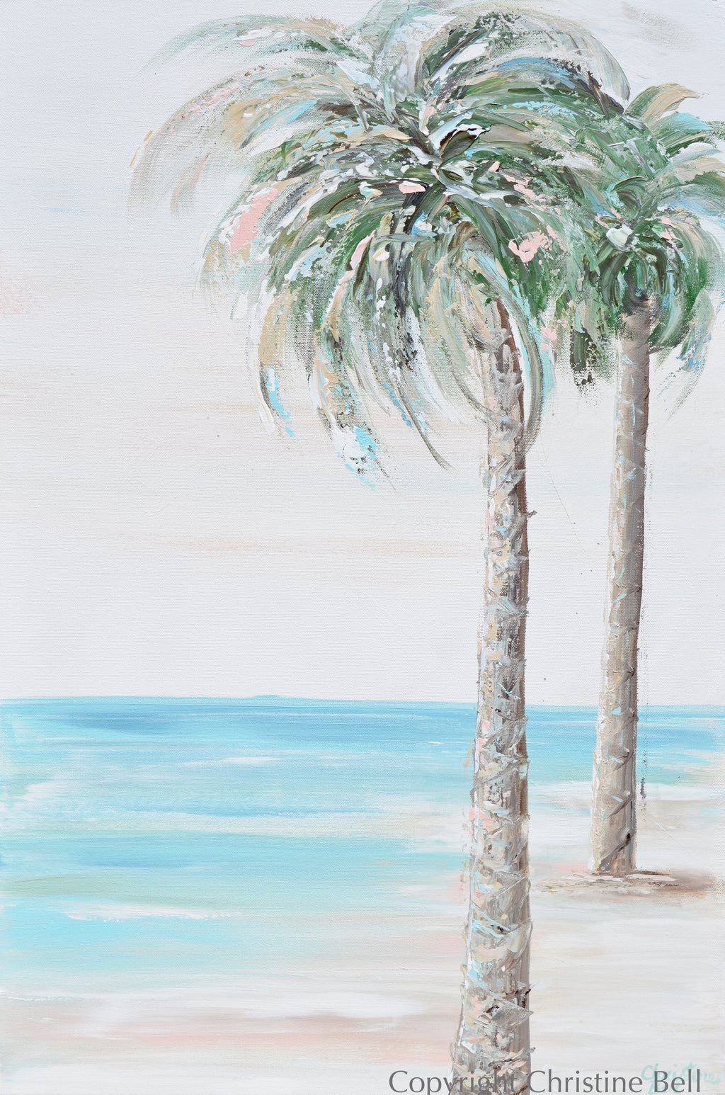 Abstract Palm Tree Paintings